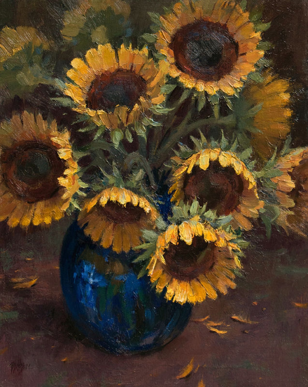 "A Vase of Sunshine" - Kenn Backhaus - Highlands Art Gallery