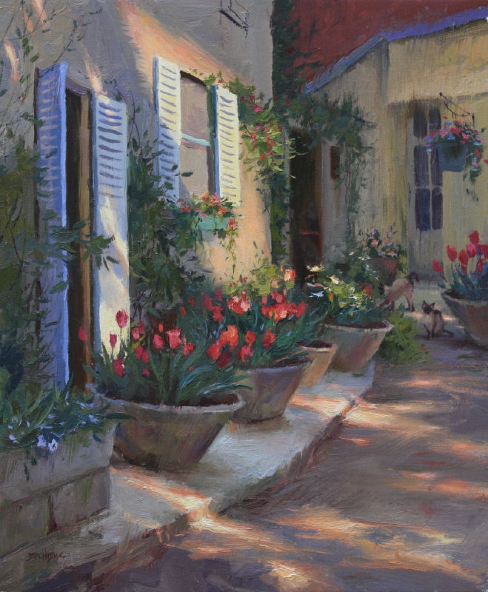 "Spring Flowers, France" - Kenn Backhaus - Highlands Art Gallery