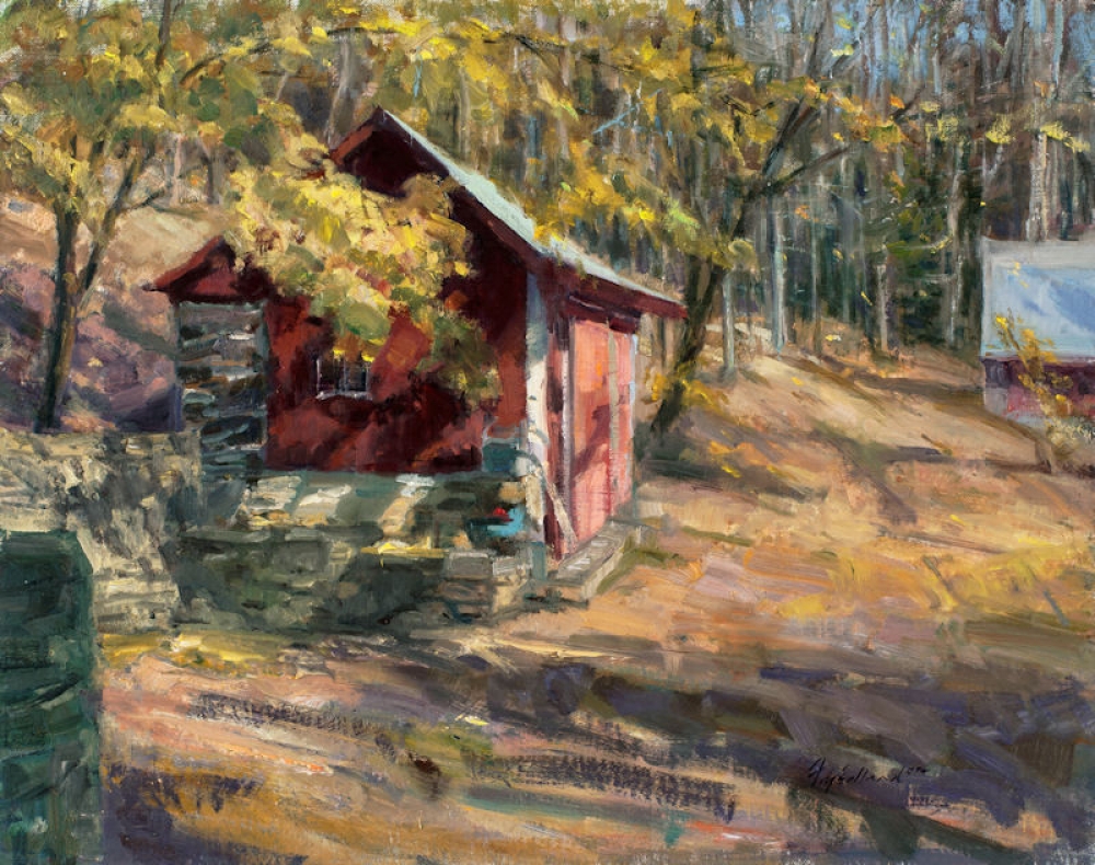 "Sunlit Autumn" - Howard Friedland - Highlands Art Gallery
