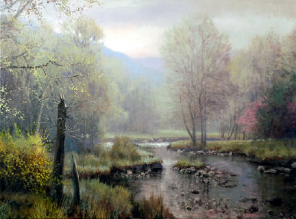 "Gentle Morning" - Michael Godfrey - Highlands Art Gallery